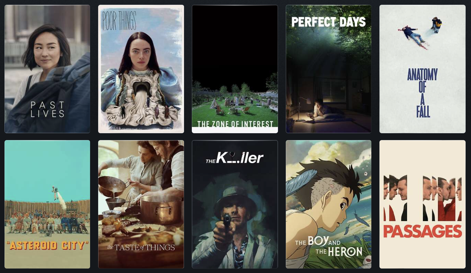 Josh's Favorite Films of 2023 - The SunBreak